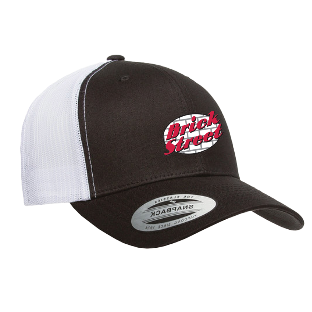 Brick Street Classic Cap - Black/White